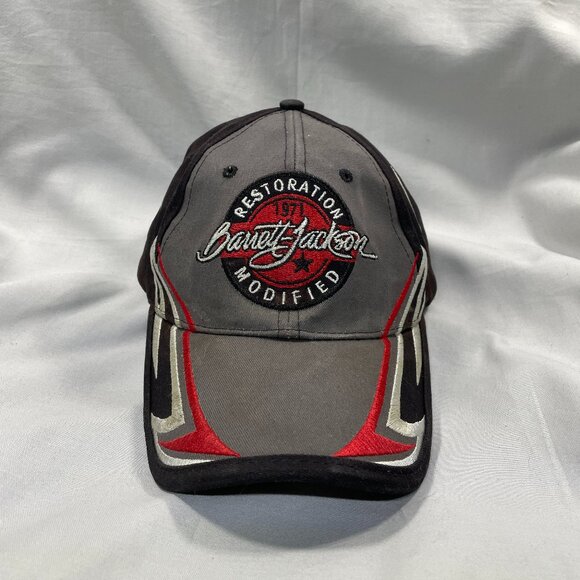 DryVE | Accessories | Vintage Barrett Jackson Hat Blackredgrey ...